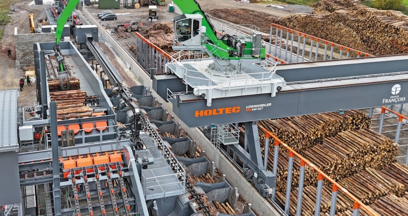 Digitalization meets core business: The log yard