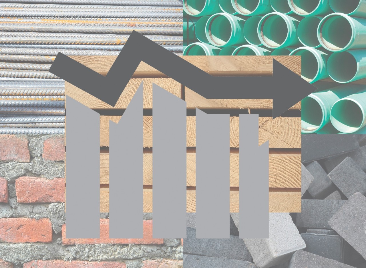 Softwood lumber price index with a slight year-on-year increase