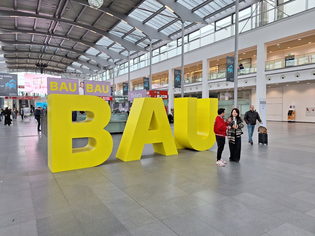 Bau trade fair highly international