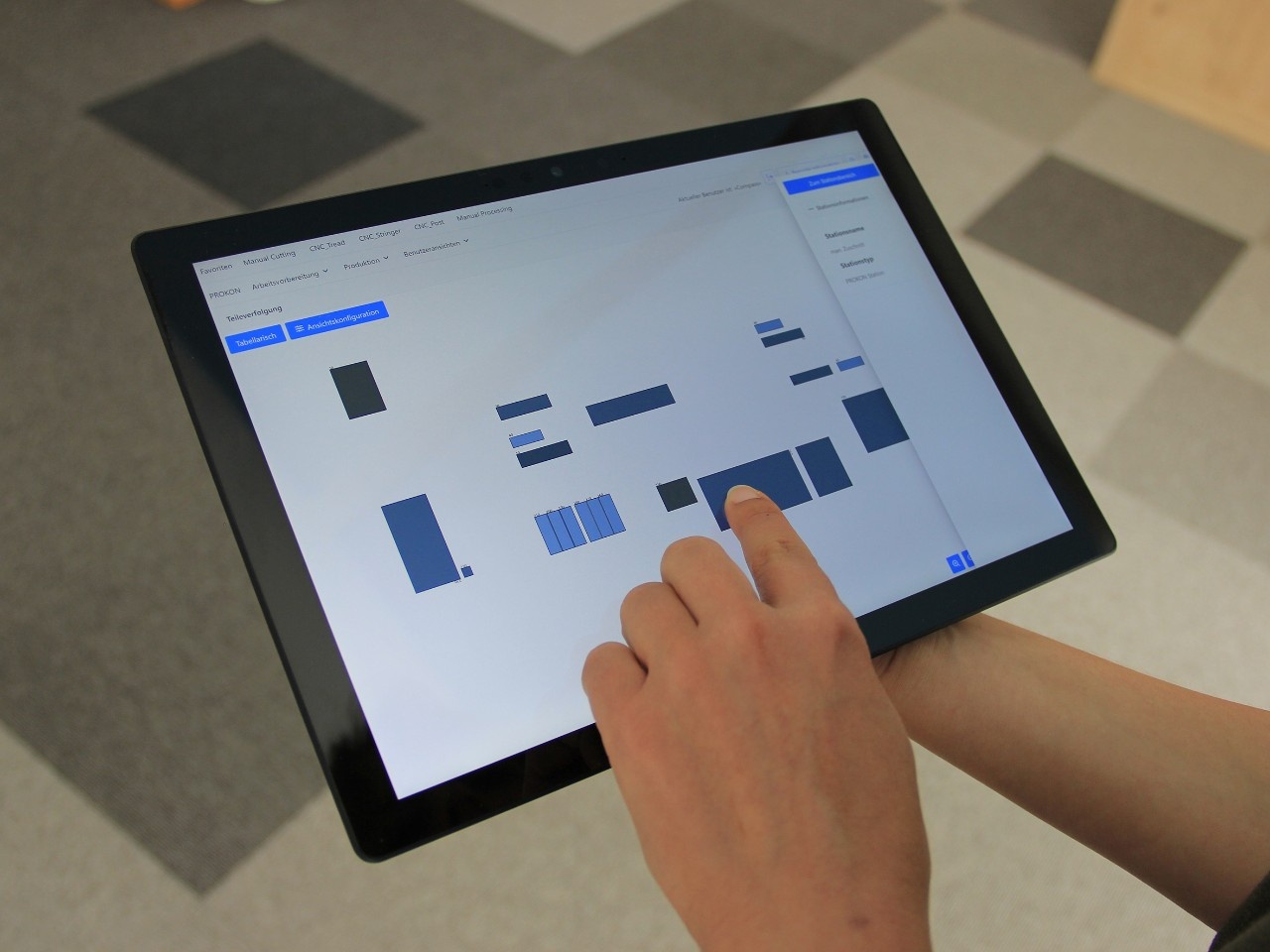 Fully automatic production control
